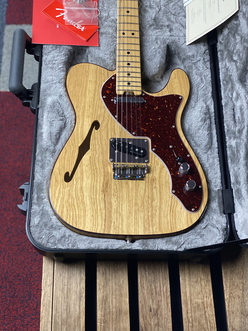 Two Tone - Fender American Elite Telecaster Thinline Natural