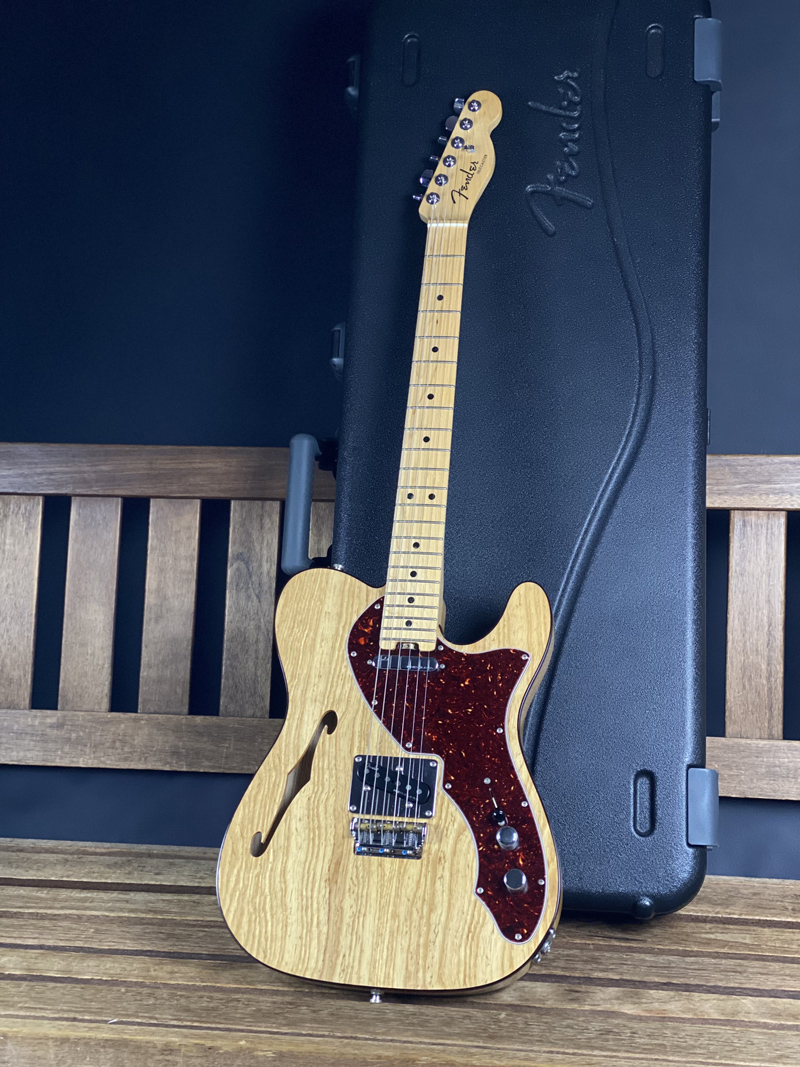 Two Tone - Fender American Elite Telecaster Thinline Natural