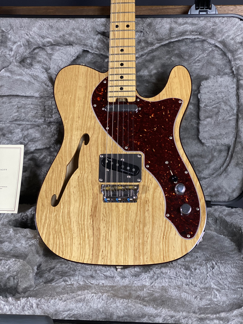 Two Tone - Fender American Elite Telecaster Thinline Natural